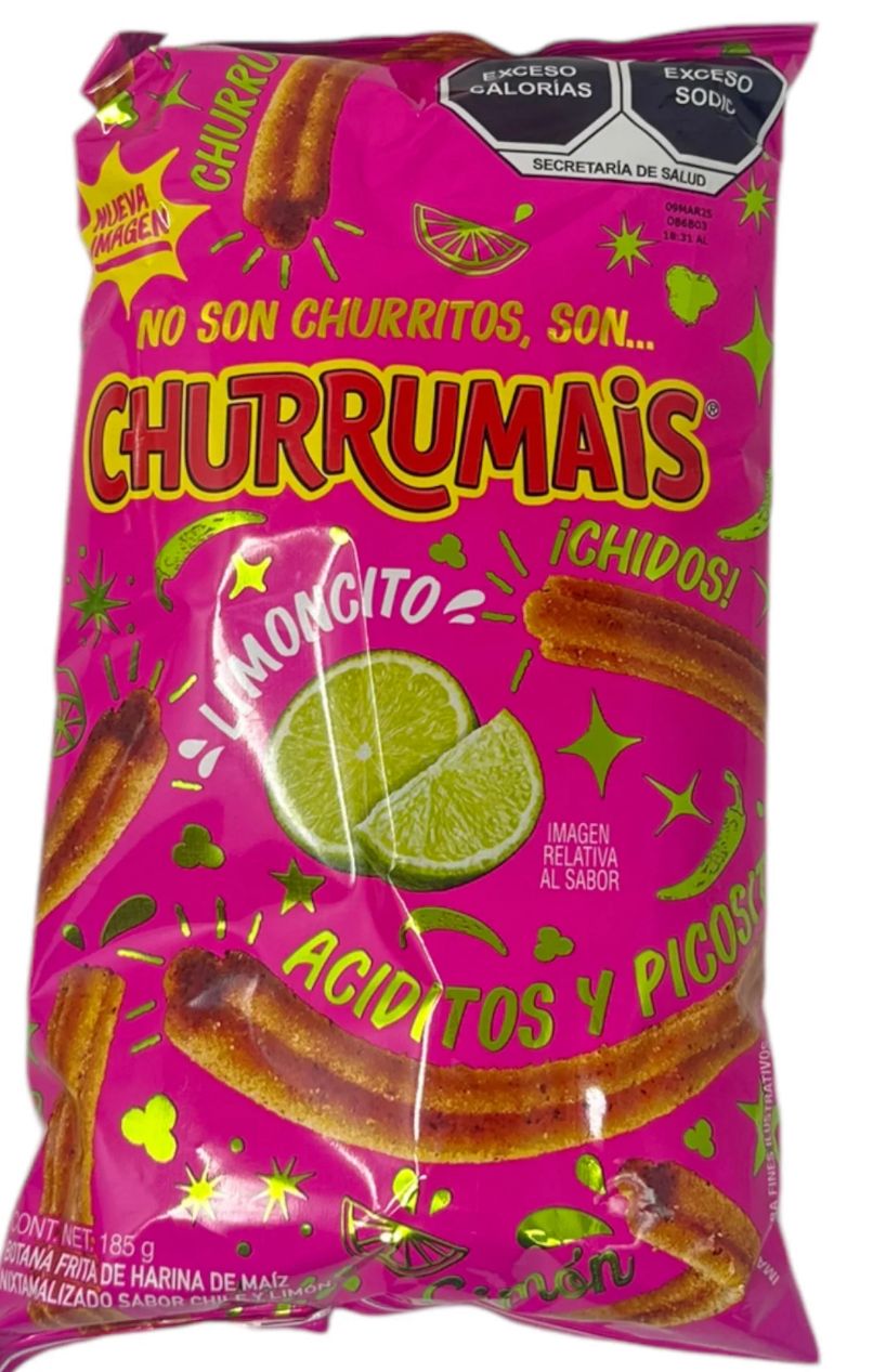 CHURRUMAIZ CON LIMONCITO (185G) – Las delicias Mexicanas 1